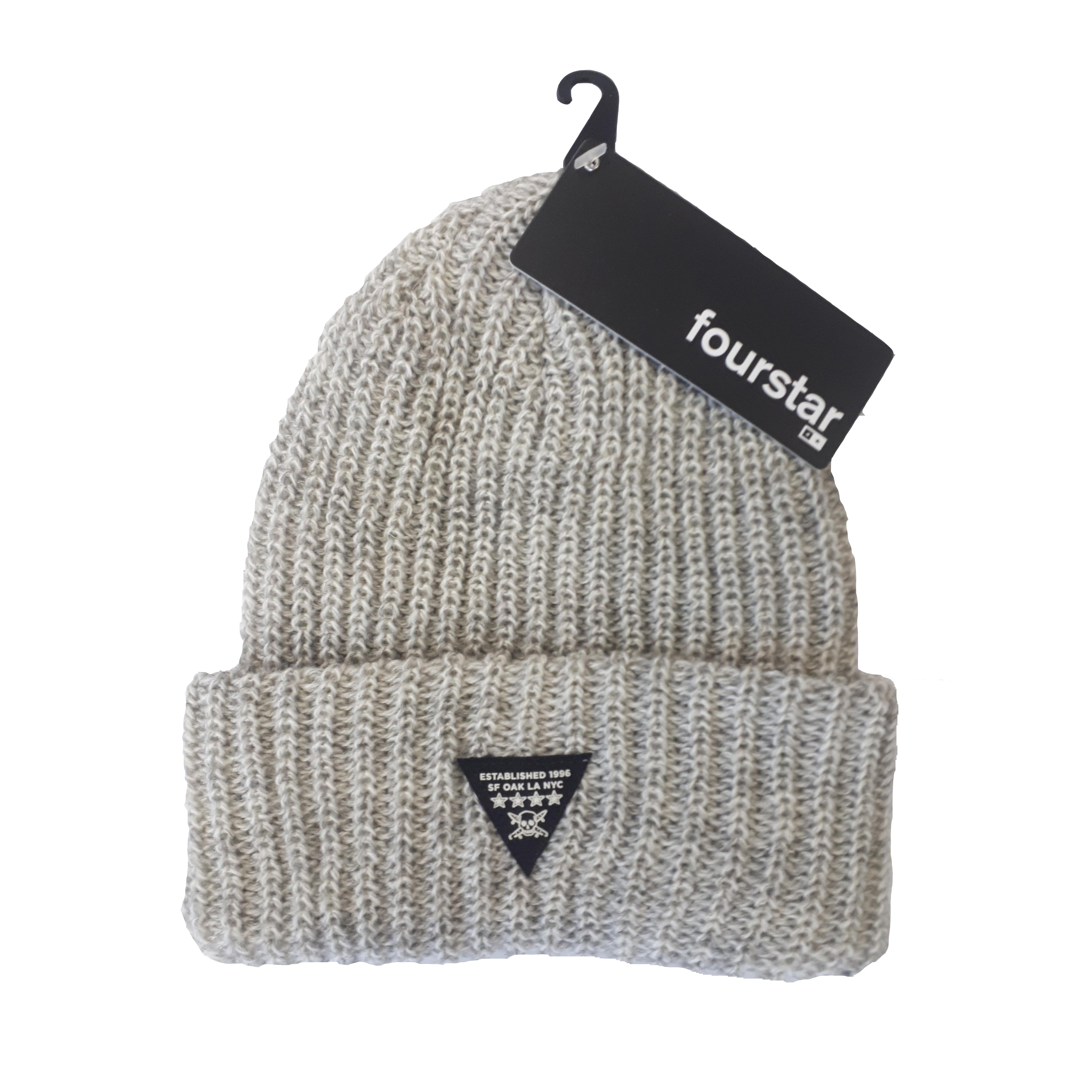 Fourstar Triad Fold Beanie - Crailstore