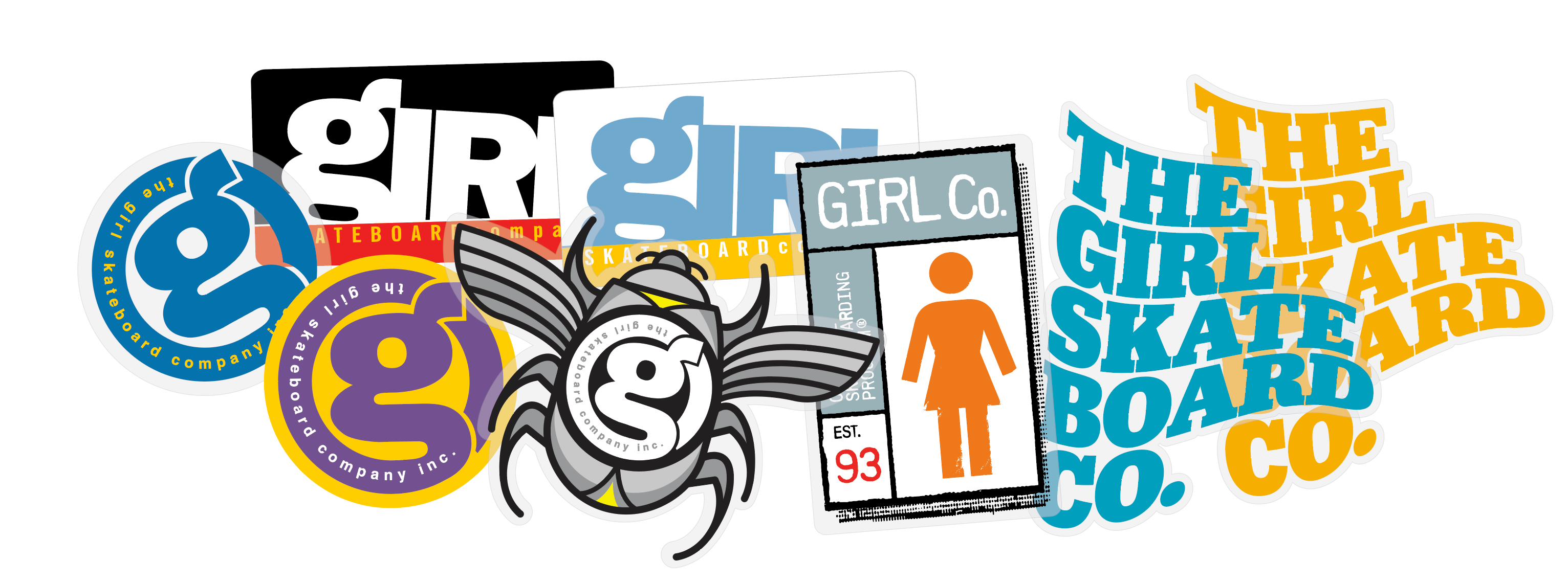 Girl Nuevo 5 Pack Stickers - Crailstore