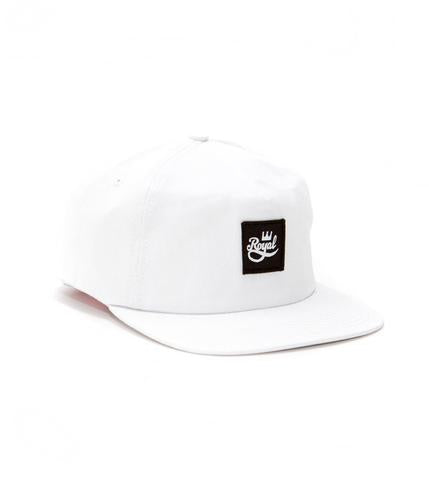 Royal Square Snap-back 5 Panel White – Crailstore