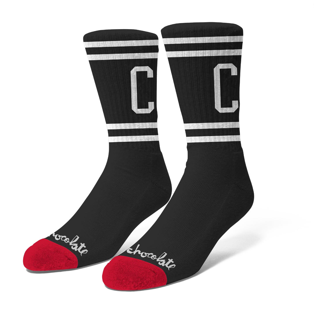 Chocolate Athletic C Socks Black – Crailstore