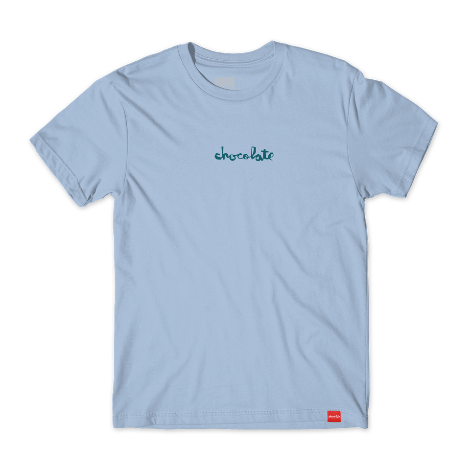 Chocolate OG Chunk Square Tee Dusty Blue - Crailstore